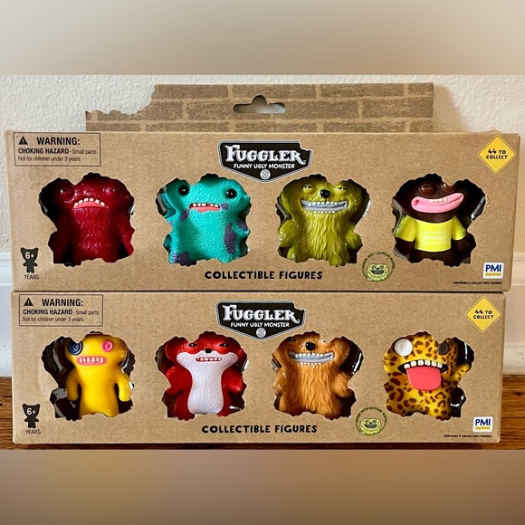 Fuggler | Toys | Funny Ugly Monster Collectible Figures Set Multicolor ...